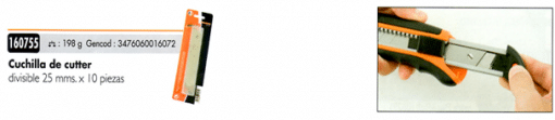 Cuchilla de cutter | La Casa de la Engrampadora
